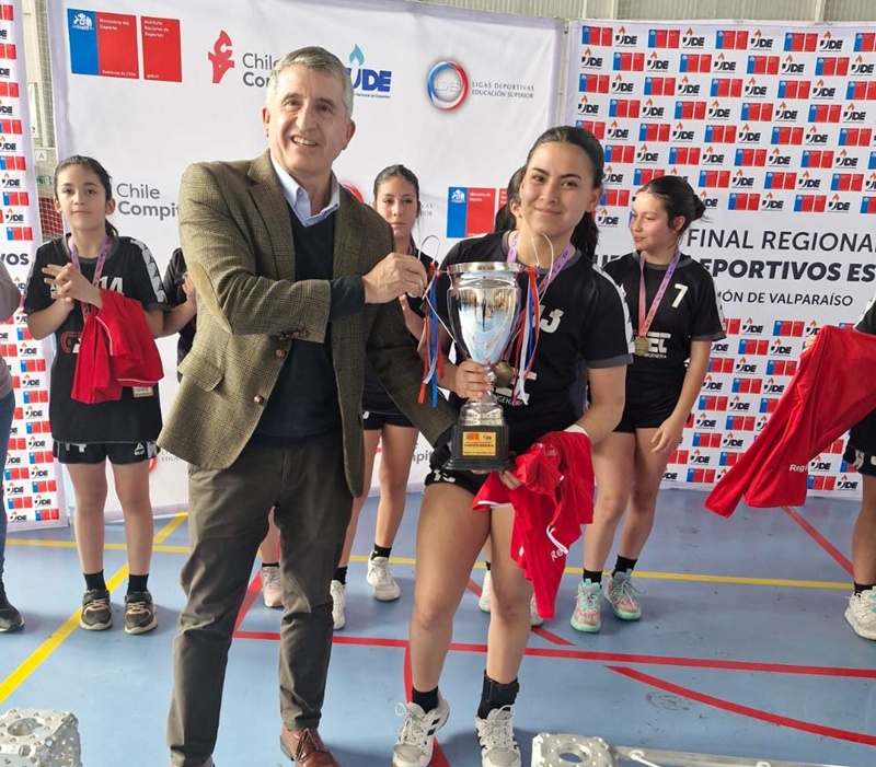 Andes on line | Liceo Bicentenario Corina Urbina de San Felipe campeón regional escolar de ...